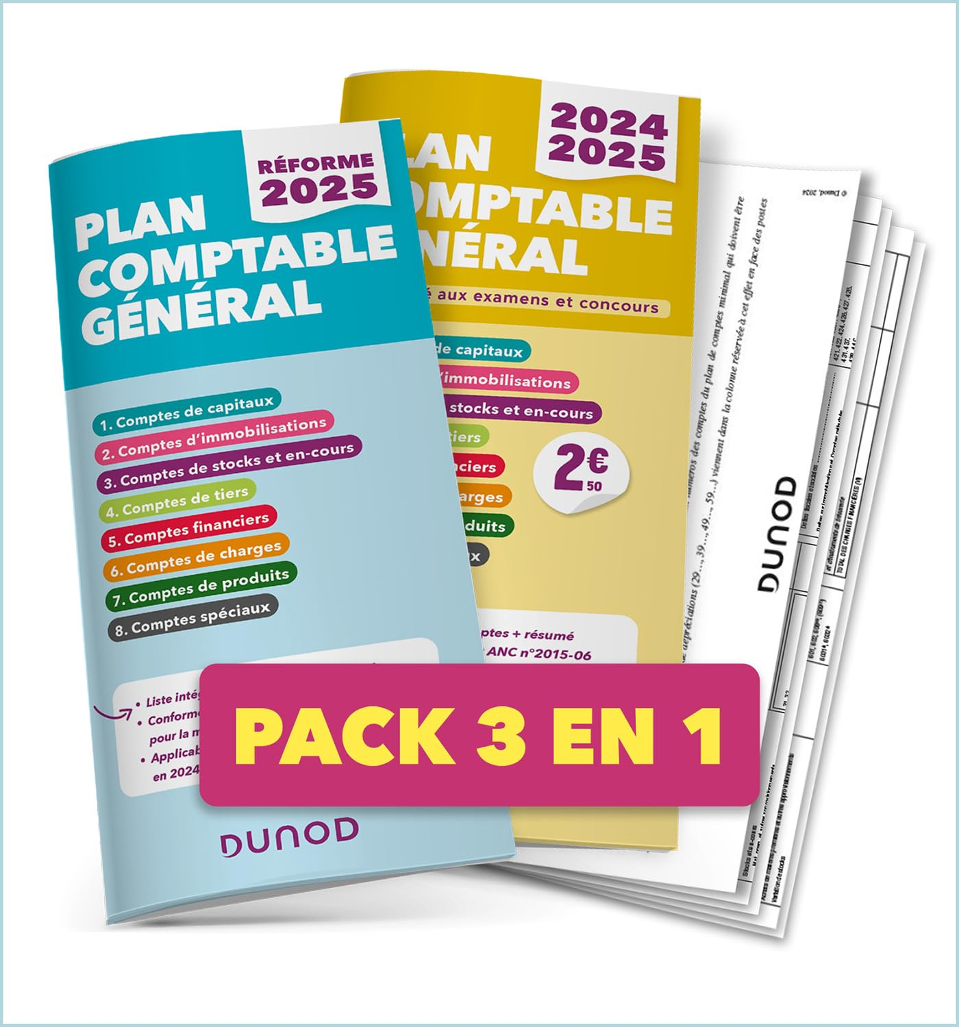 Plan comptable général 2024-2025 : pack 3 en 1 de Dunod | Recyclivre