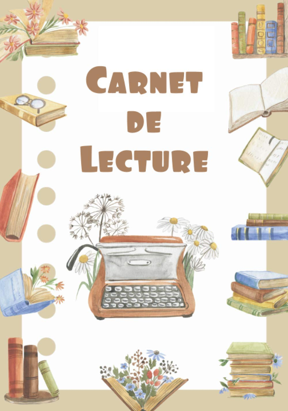 Carnet de lecture: pour les élèves, enfants et adolescents, 50 fiches ...