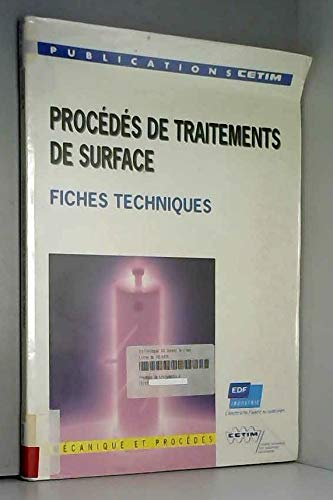 Procedes de traitements de surface fiches techniques 2b24 de Jacq | Recyclivre