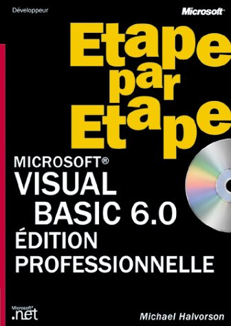 Microsoft isual basic 6.0 édition professionnelle étape par étape de ...