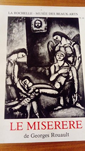 Le miserere de georges rouault. de Georges Rouault/La Rochelle | Recyclivre