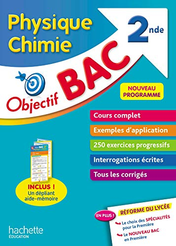 Objectif bac physique chimie 2nde de Anne Laure Ramon, Nathalie Barde ...