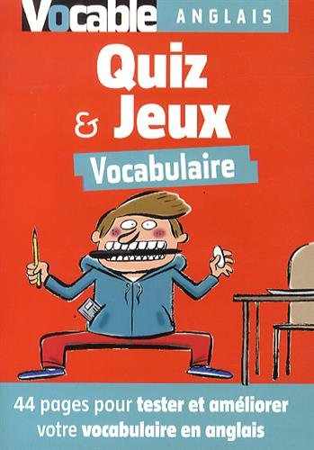 Quiz et jeux vocabulaire anglais de Yves Cotten | Recyclivre