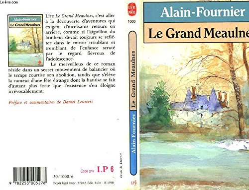 Le grand meaulnes de Alain-Fournier | Recyclivre