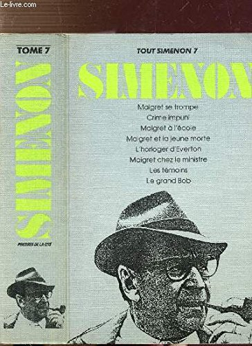 Tout simenon, tome 1 : oeuvre romanesque de Georges Simenon | Recyclivre