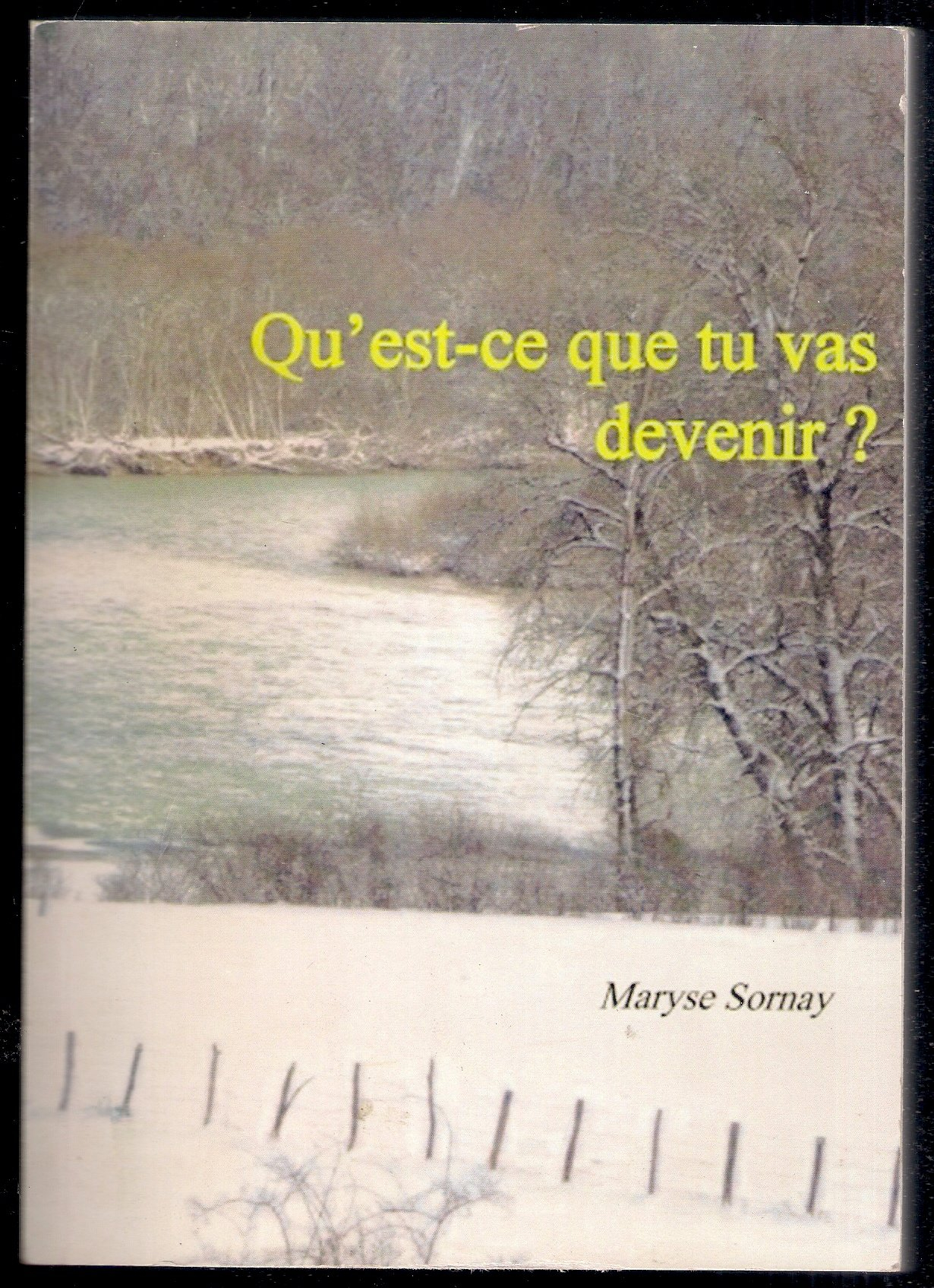 Qu'est-ce que tu vas devenir ? de Maryse Sornay | Recyclivre