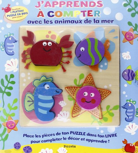 J'apprends à compter avec les animaux de la mer | Recyclivre