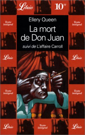 La mort de don juan. l'affaire carroll de Ellery Queen | Recyclivre