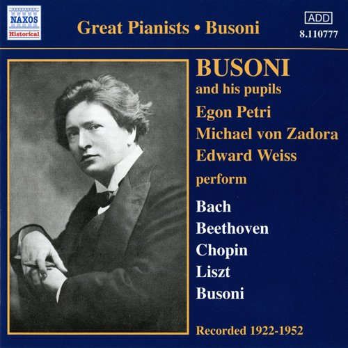 Busoni and his pupils (1922-1952) de Ferruccio Busoni | Recyclivre