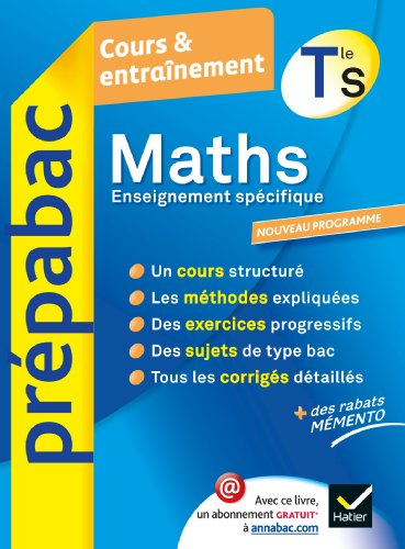 Maths terminale s enseignement obligatoire : nouveau programme de Jean-Dominique Picchiottino ...