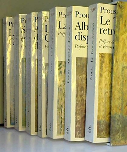 Proust, coffret 8 volumes de Marcel Proust | Recyclivre