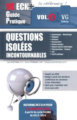 Questions isolées incontournables. vol. 3 de Jean Broitman, Pierre ...