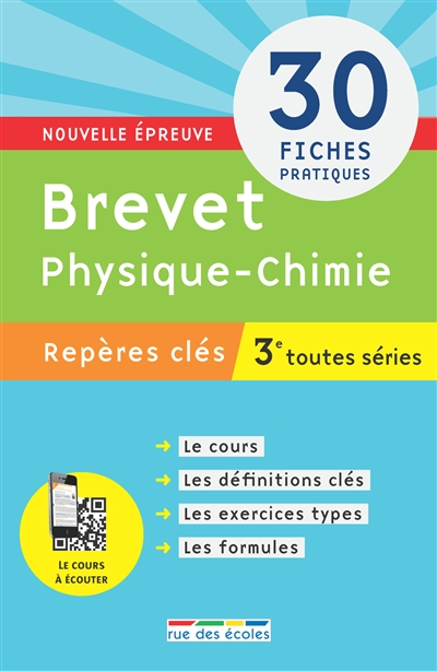 Brevet physique chimie, 3e toutes séries, nouvelle épreuve : repères ...