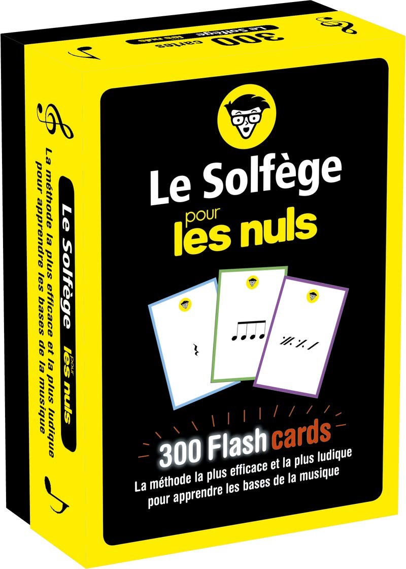 Le solfège pour les nuls : 300 flashcards : la méthode la plus efficace ...