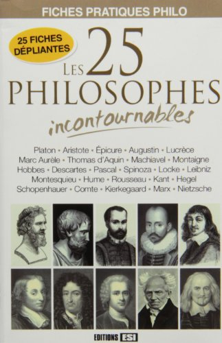 Les 25 philosophes incontournables : fiches pratiques philo de Chloé ...