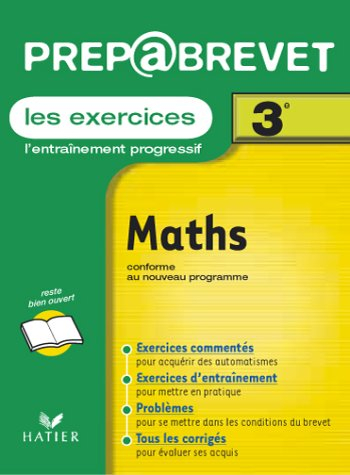 Les exercices, maths, 3e de Collectif | Recyclivre