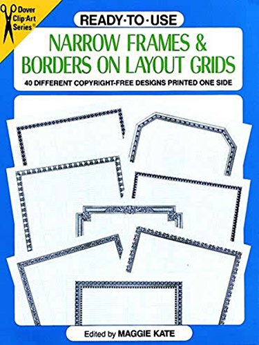 Ready-to-use narrow frames and borders on layout grids de Kate, Maggie ...