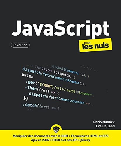 Javascript pour les nuls de Chris Minnick, Eva Holland | Recyclivre