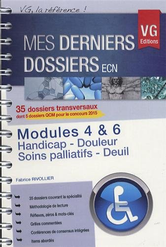 Modules 4 & 6 : handicap, douleur, soins palliatifs, deuil : 35 ...