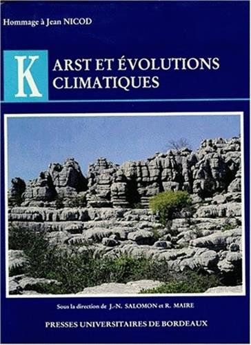 Karst et évolutions climatiques : hommage à jean nicod de Agostino ...