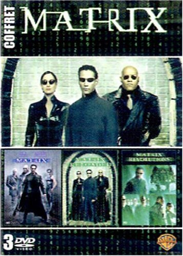 Coffret matrix 3 dvd : matrix / matrix reloaded / matrix revolutions de ...