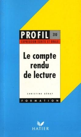 Le compte rendu de lecture de Christine Géray | Recyclivre