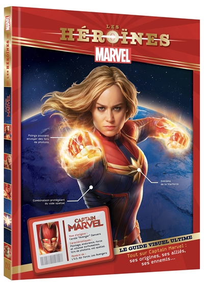Captain marvel : le guide visuel ultime : tout sur captain marvel, ses ...
