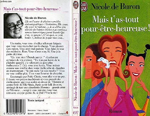 Heureuse et pas fachee de l'etre de Rothschild, Nadine De | Recyclivre