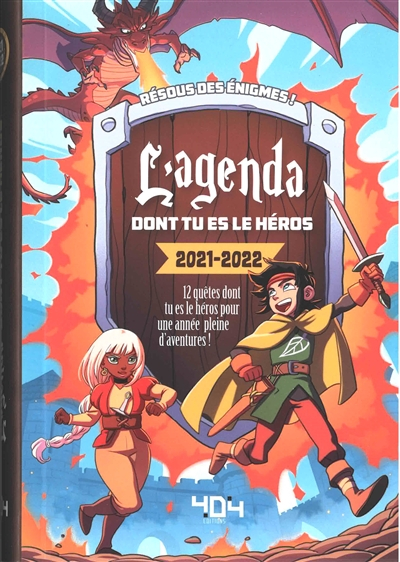 L'agenda dont tu es le héros : 2021-2022 : 12 quêtes dont tu es le ...