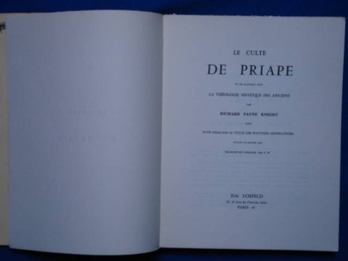 Le culte de priape et ses rapports avec la théologie mystique des ...